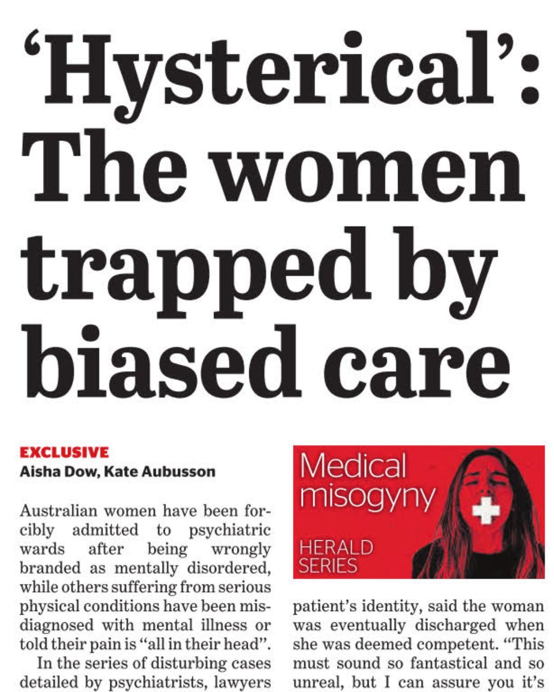 “This is not a one-off story”: Dr Karen Williams speaks out on medical ...